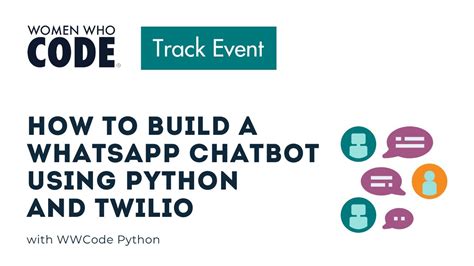how to build a whatsapp chatbot using python and twilio youtube