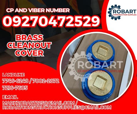 Brass Cleanout Cover Commercial And Industrial Construction Tools And Equipment On Carousell