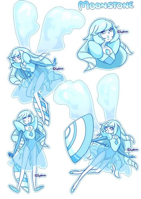 Steven Universe Gemsona Moonstone By Iydimm Steven Universe Pictures Steven Universe