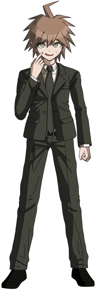 Makoto Naegi Full Body Udg Future Foundation Sprites Rdanganronpa