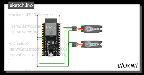 servo wokwi esp32 stm32 arduino simulator