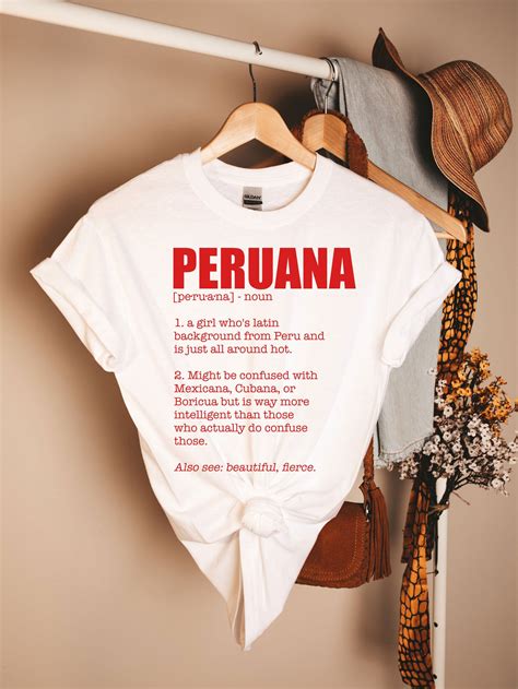 Peruana Shirt Peruvian Shirt Peruvian T Peruana T Peru Shirt Peru T Latina Shirts