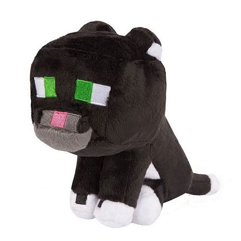Minecraft 8 Tuxedo Cat Plush