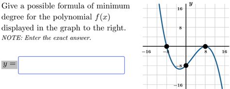 Solved Give A Possible Formula Of Minimum Degree For The Chegg Com