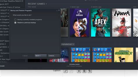 Steam Backup PC Gamer