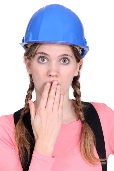 Embarrassed Female Clown Stock Image Image Of Partner 45557849