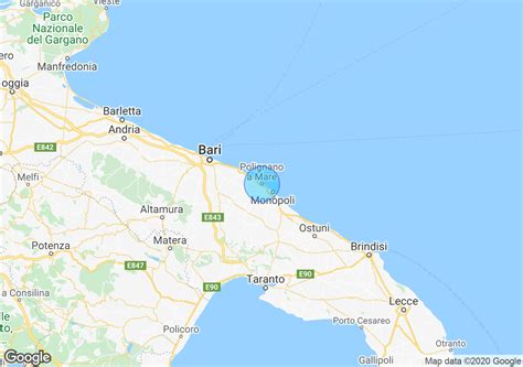 Polignano A Mare Map