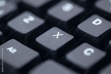 Computer Keyboard X Key Stock Photo Adobe Stock