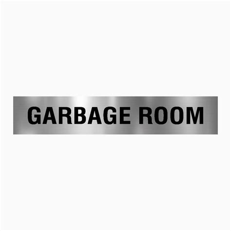Garbage Room Sign Door Statutory Signage Get Signs