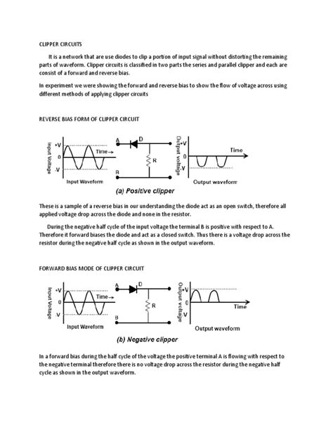 Clipper Circuits Pdf Bipolar Junction Transistor Transistor