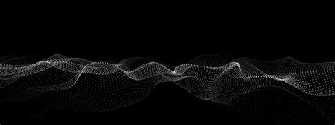 Premium Vector Wave Of Particles Digital Wave Background Concept