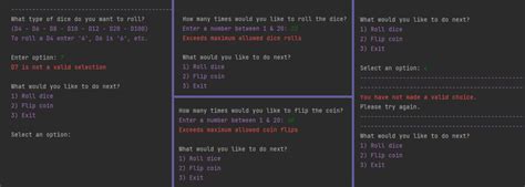 Github Kschuljakdice Java Console App To Roll Dice And Flip Coins