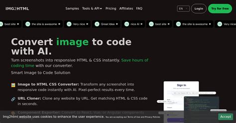 Image To Html Css Code Ai Converter Img2html