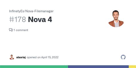 Nova 4 · Issue 178 · Infinetyesnova Filemanager · Github