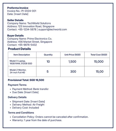 Understanding Proforma Invoice Uses And Examples