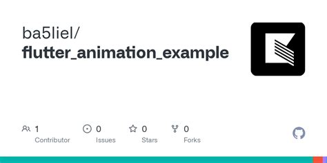 Github Ba Liel Flutter Animation Example
