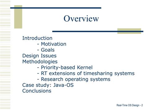 Ppt Real Time Operating System Design Powerpoint Presentation Free Download Id6748106