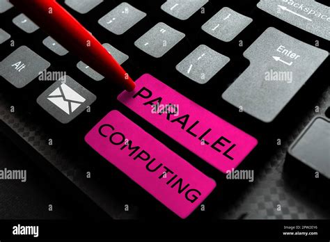 Inspiration Showing Sign Parallel Computing Concept Meaning