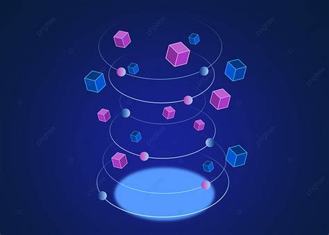Blockchain Digital Abstract Technology Background Background Blockchain Digital Background