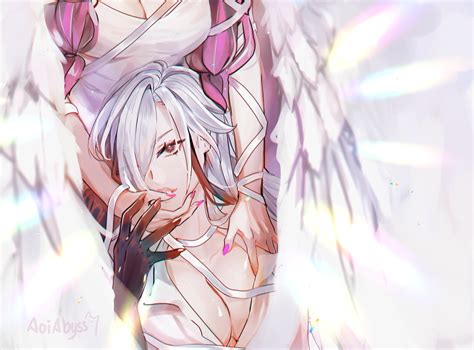 Arlecchino And Columbina Genshin Impact Drawn By Aoiabyss Danbooru