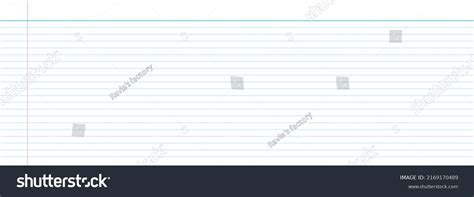Illustration Notebook Lined Paper Background White 库存插图 2169170489 Shutterstock