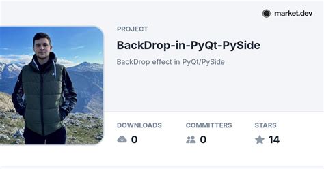 backdrop in pyqt pyside ecosystem directory market dev