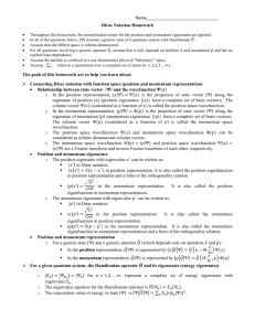 Dirac Notation Quiz B