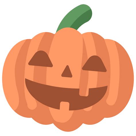 Pumpkin Icon Flat Style 8480720 Png