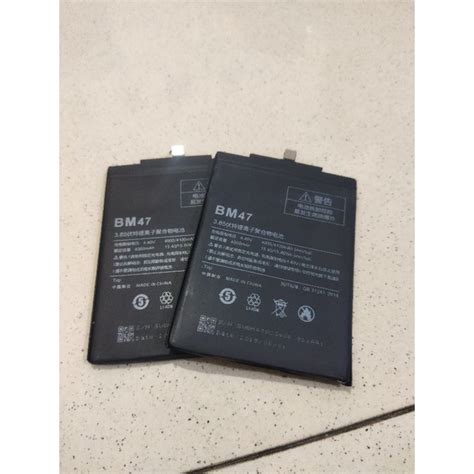Jual BATERAI BATRE BATTERY XIAOMI REDMI 4X REDMI 3 3S 3PRO BM47 BM 47 ORI Shopee Indonesia