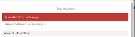 The Custom Error Message Is Displayed On The Top Of The Page