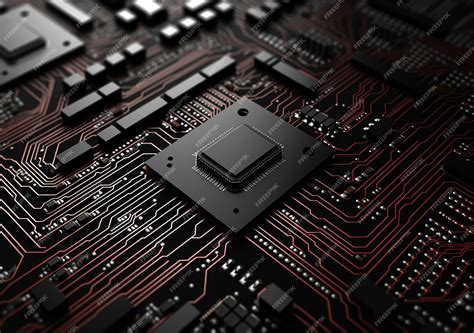 Premium Ai Image Advanced Technology Concept Visualization Circuit