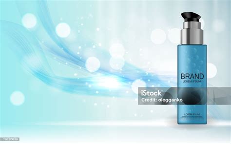 광고 또는 잡지 배경에 대 한 디자인 화장품 제품 템플릿 3d 사실적인 벡터 Iillustration 광고에 대한 스톡 벡터 아트 및 기타 이미지 Istock
