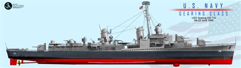 Gearing Class Destroyers 1944