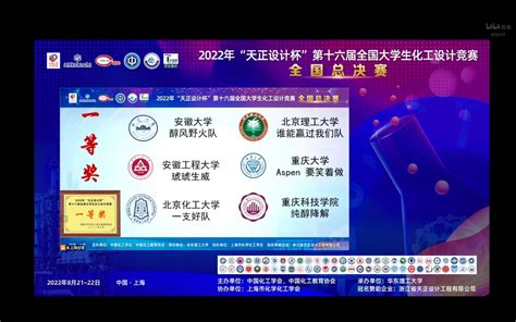 我校学子在“天正设计杯”第十六届全国大学生化工设计竞赛总决赛中荣获一等奖 重庆科技学院化学化工学院