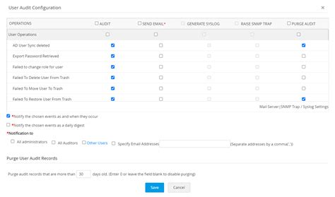 Audit And Notifications