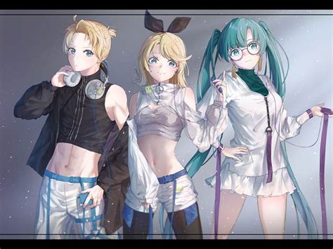 Ready Steady 插画师柚叶わさ的镜音连插画图片 BoBoPic