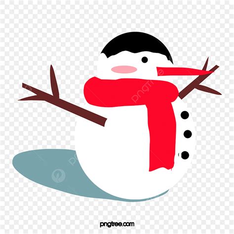 빨간 스카프 일러스트 검은 모자를 쓰고 하얀 눈사람 빨간 스카프 검은 모자 흰 눈사람 Png 일러스트 및 Psd 이미지 무료 다운로드 Pngtree