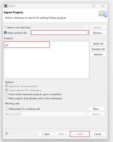 전자정부 And Eclipse Spring 프로젝트 Import 및 오류 해결