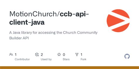 GitHub MotionChurch Ccb Api Client Java A Java Library For Accessing