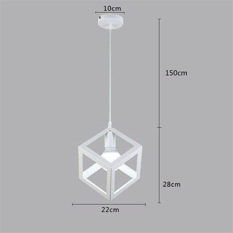 Kubus Lampu Gantung Minimalis Lampu Hias Plafon Ruang Tamu 3 In 1