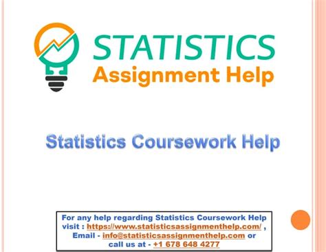 Statistics Coursework Help Ppt
