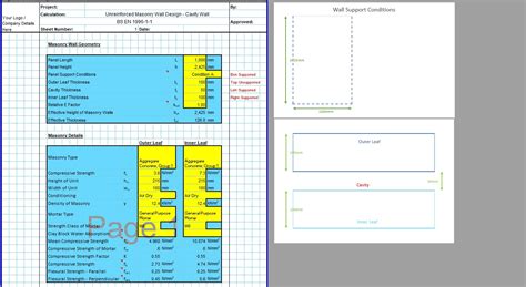 Brick Pier Design Spreadsheet Civilweb Spreadsheets