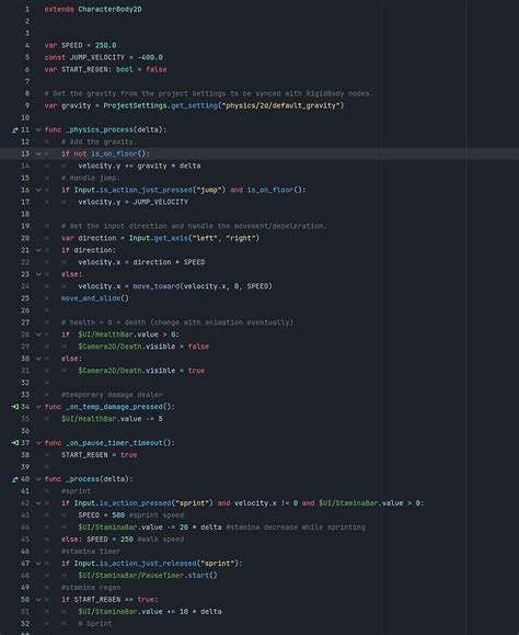 stamina bar regen not working as intended programming godot forum