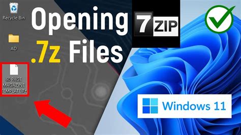 How To Open 7zip Files In Windows 1110 Youtube