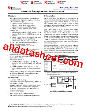 HCB8 Marking LMK6CE03333CDLER Datasheet PDF Texas Instruments