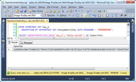 OPEN SYMMETRIC KEY Avoid The NULL Ciphertext Trap Sqlity Net