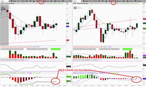 macd format triggers scan label watchlist for thinkorswim