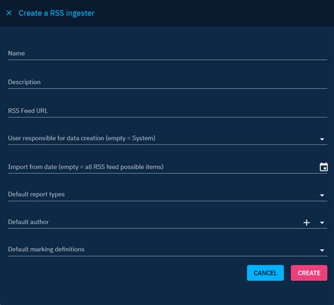 Rss Feed Opencti Documentation