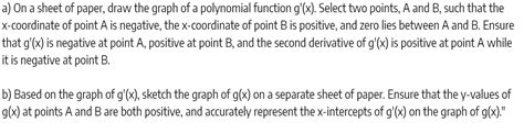 Solved A On A Sheet Of Paper Draw The Graph Of A Chegg Com