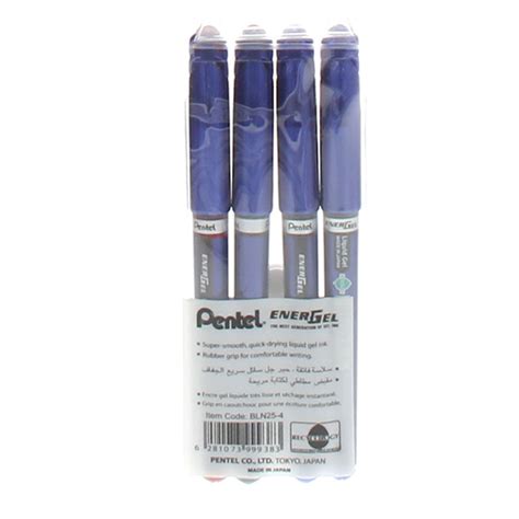 Pentel Energel Needle Tip Pen4s Bln25 4 Online At Best Price Lulu Uae